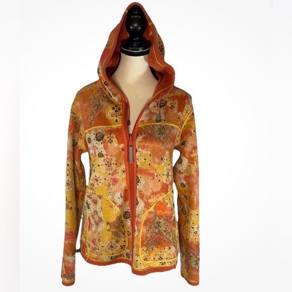 Nepa | Jackets & Coats | Nepa Italy Jacket Reversible Orange Floral ...